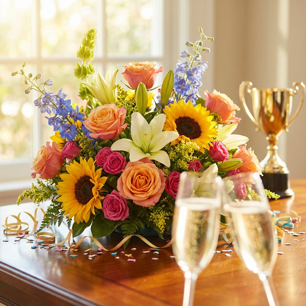 Congratulations Flowers Cape Town | Celebration Bouquets | The Cape ...